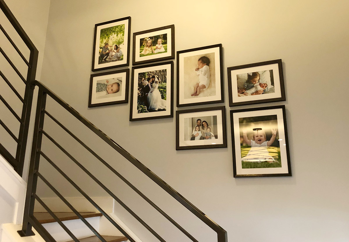 Eight Gallery Wall Designs For Family Portraits